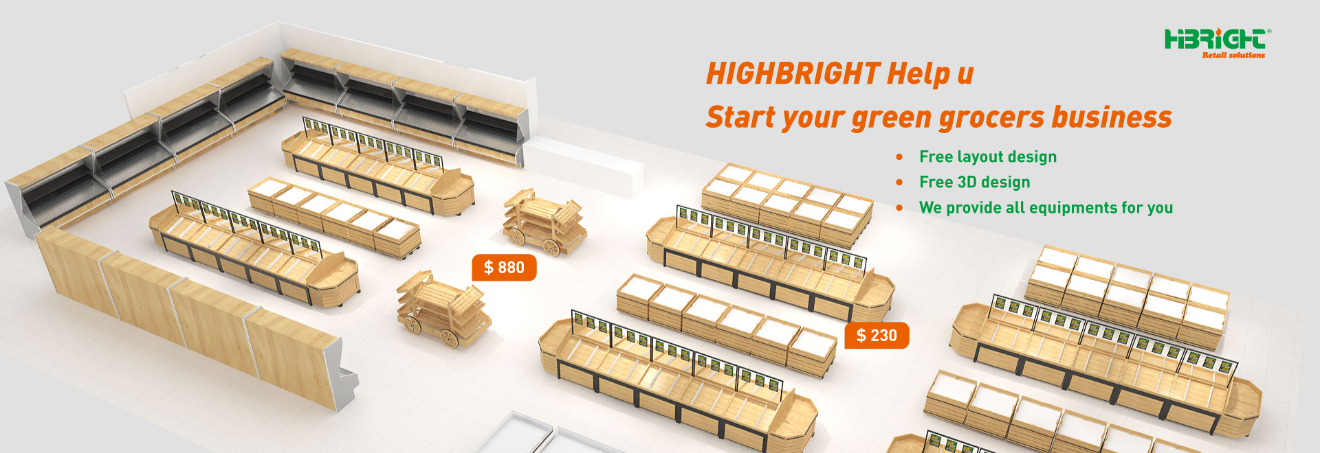 start fruit vegetable store business - Highbright Retail Solutions